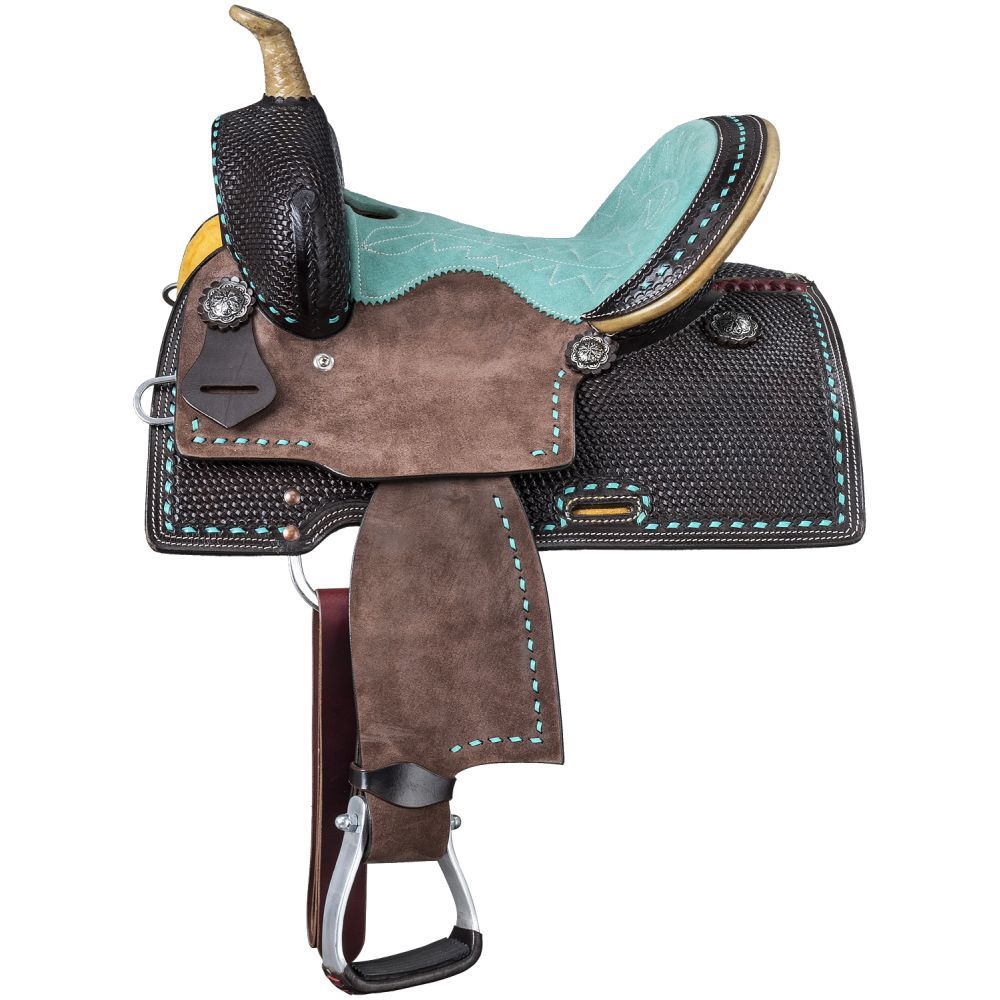 Tough 1 Royal King Youth Bryson Barrel Saddle - 12" – CowboyShop.com