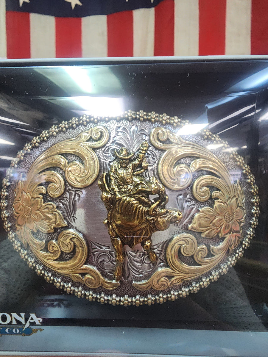 Bull Rider Nocona Buckle – CowboyShop.com