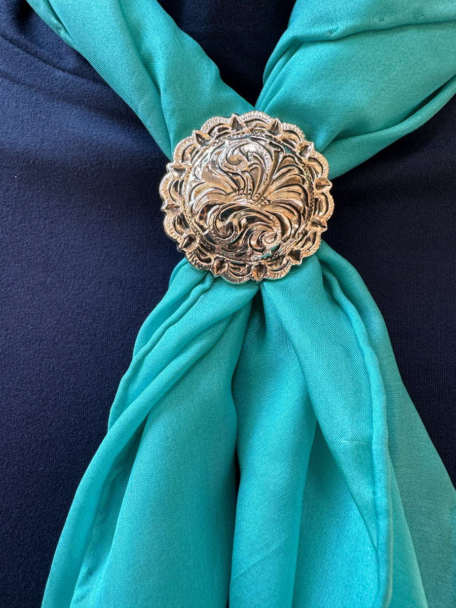 Silver concho scarf slide – CowboyShop.com